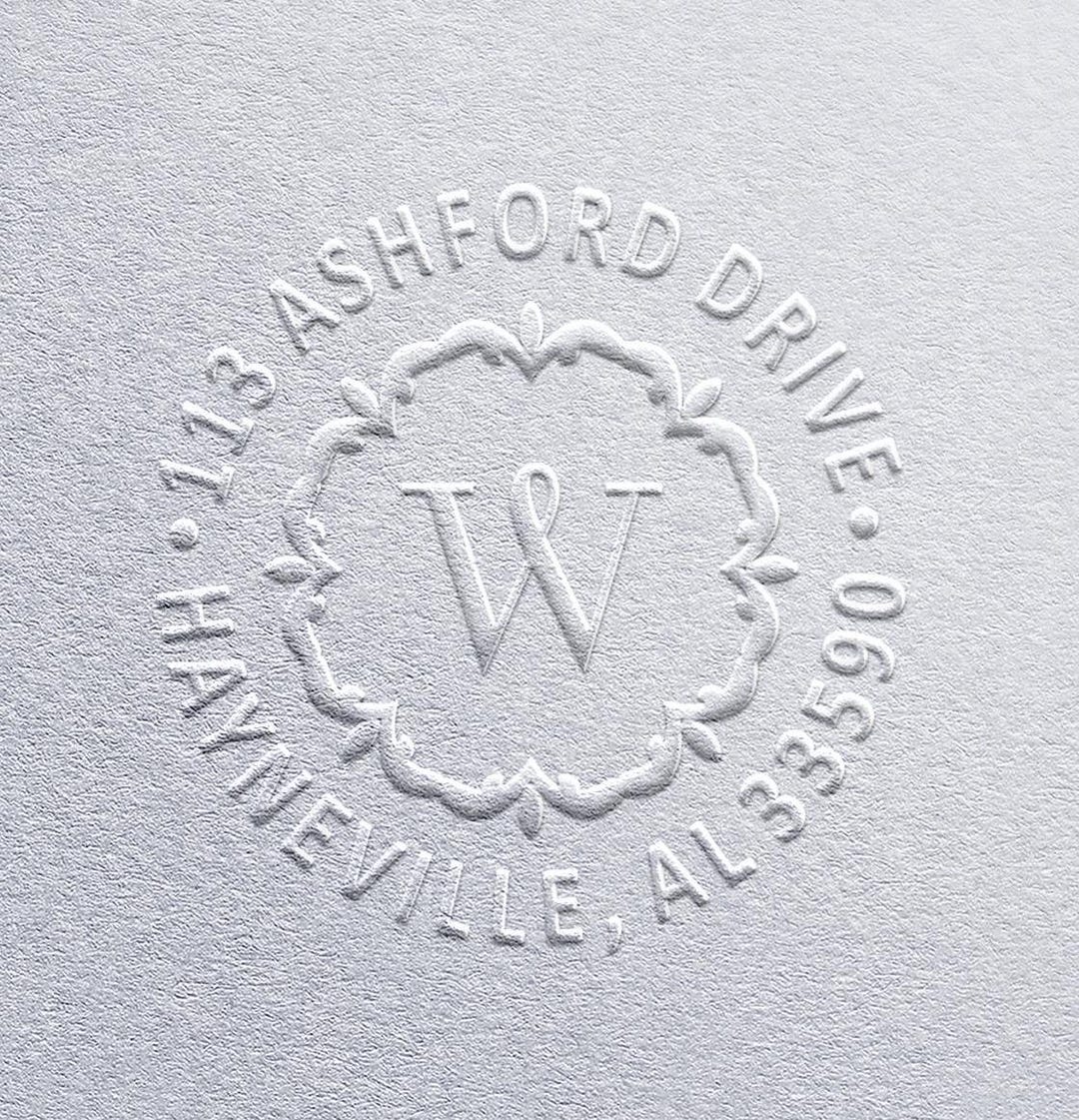 Personalized Return Address Embosser for Envelopes, Custom Name ...