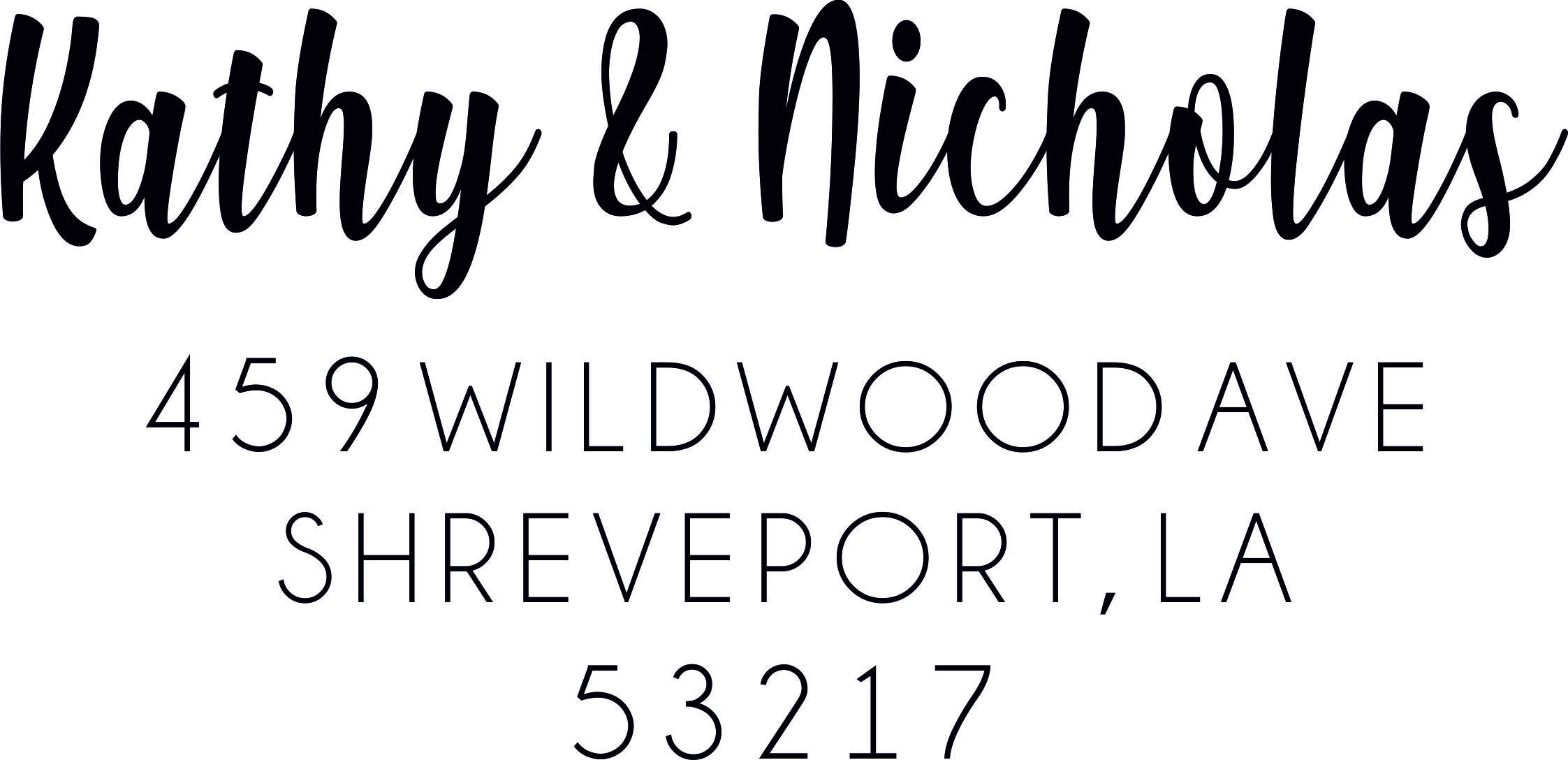 6 Designs To Chose Address Stamp Self-Inking Return | Etsy