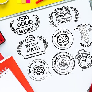 Personalized Teacher Stamp | Classroom Teacher Stamp | Custom Teacher ...