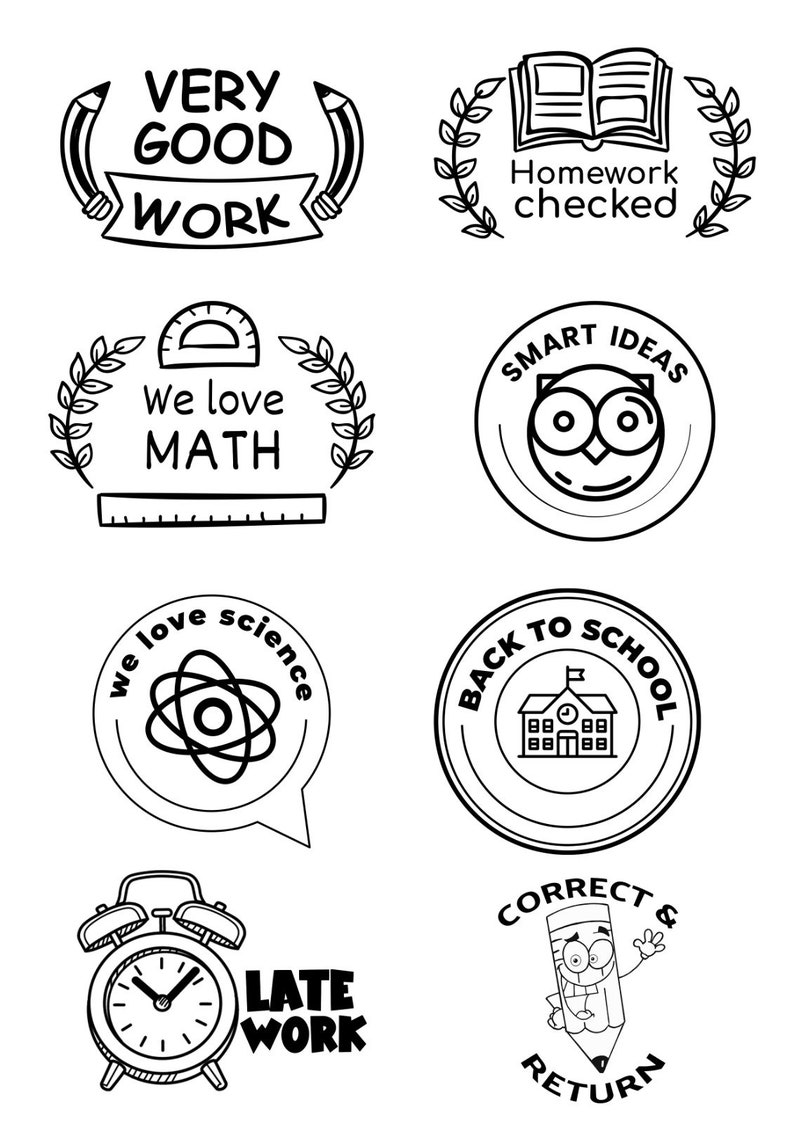 Personalized Teacher Stamp Classroom Teacher Stamp Custom - Etsy