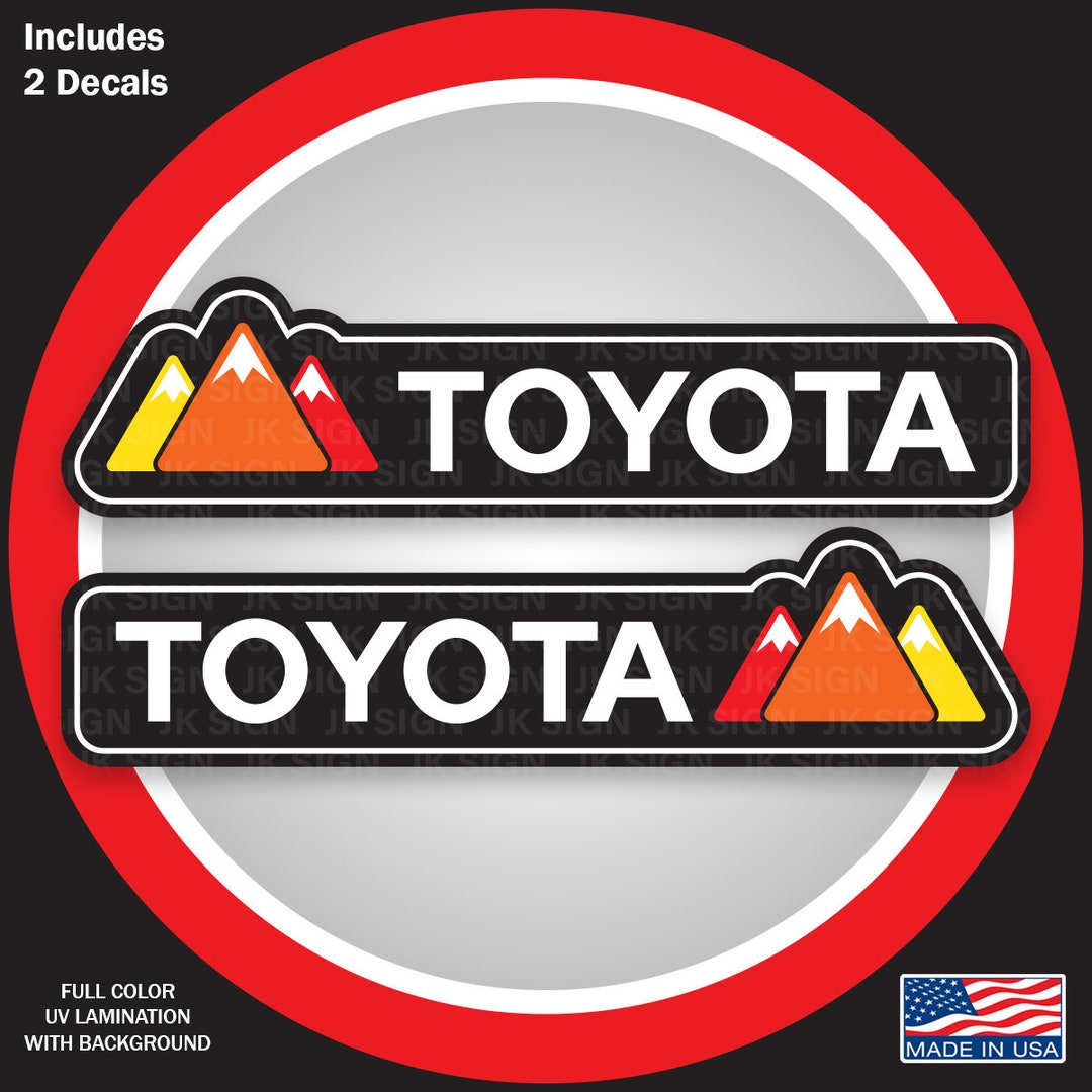 Toyota Overland Bedside (include 2 Decals) - Etsy