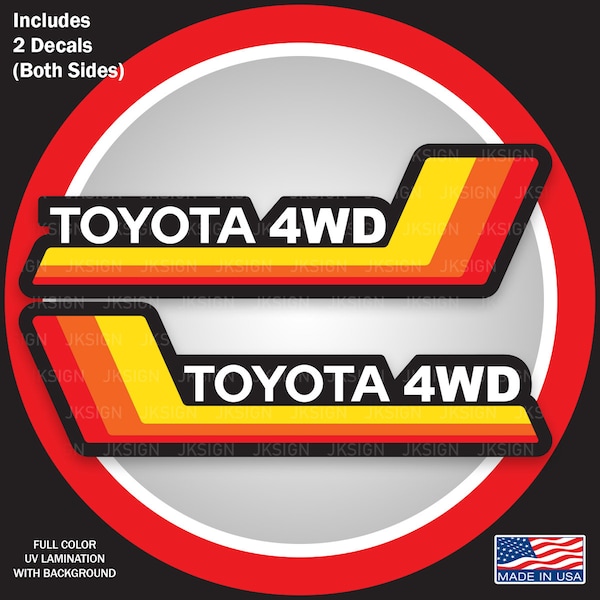 Toyota Retro Stripes - Etsy