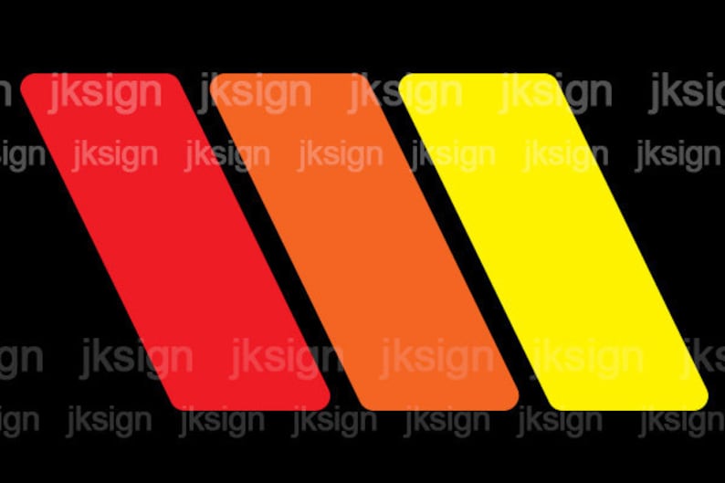 Retro Stripes Decals Vintage Colors for Toyota FJ Cruiser Tacoma 4 ...