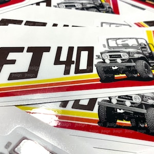 Vintage FJ40 Sticker Decal for Toyota FJ40 FJ60 FJ80 Landcruiser - Etsy