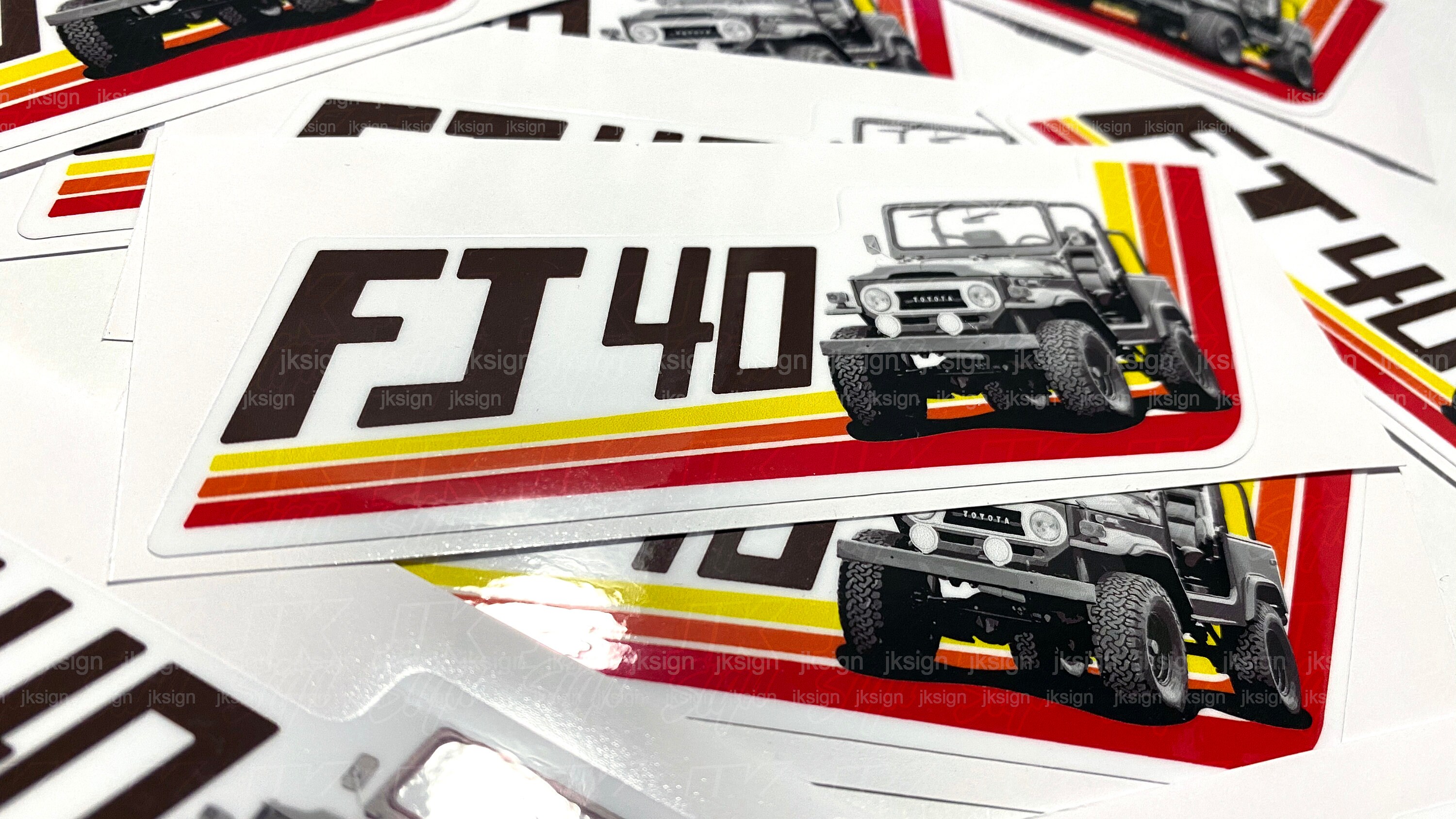 Vintage FJ40 Sticker Decal For Toyota FJ40 FJ60 FJ80 | Etsy