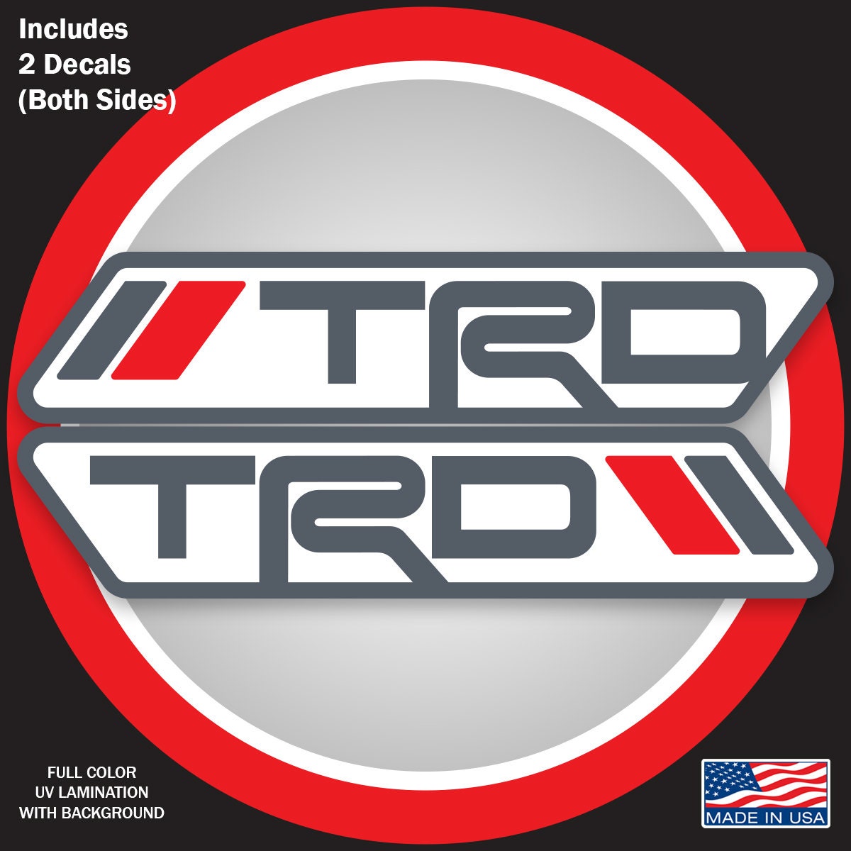 TRD Racing Bedsides Decal (include 2 Decals) - Etsy