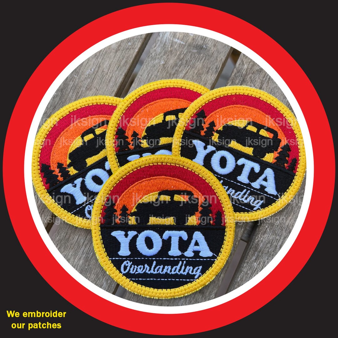 Yota Overlanding Embroidered Patch for Toyota Lovers - Etsy