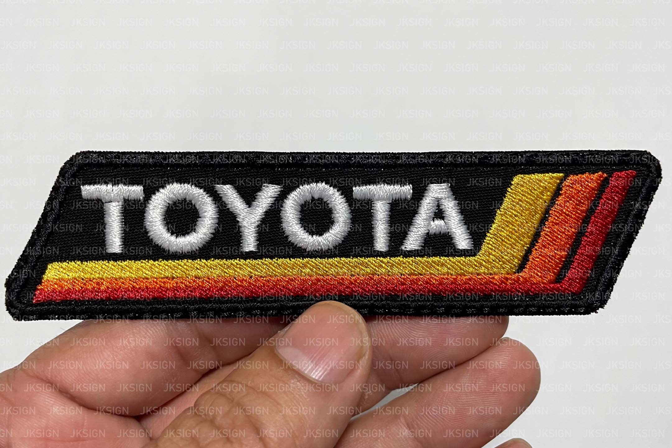 Vintage Stripes Tri Color Embroidered Patch for Toyota Lovers | Etsy