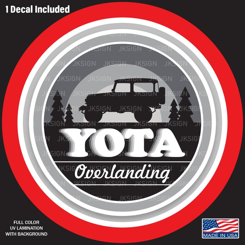 Yota Overlanding Decal for Toyota Fans - Etsy