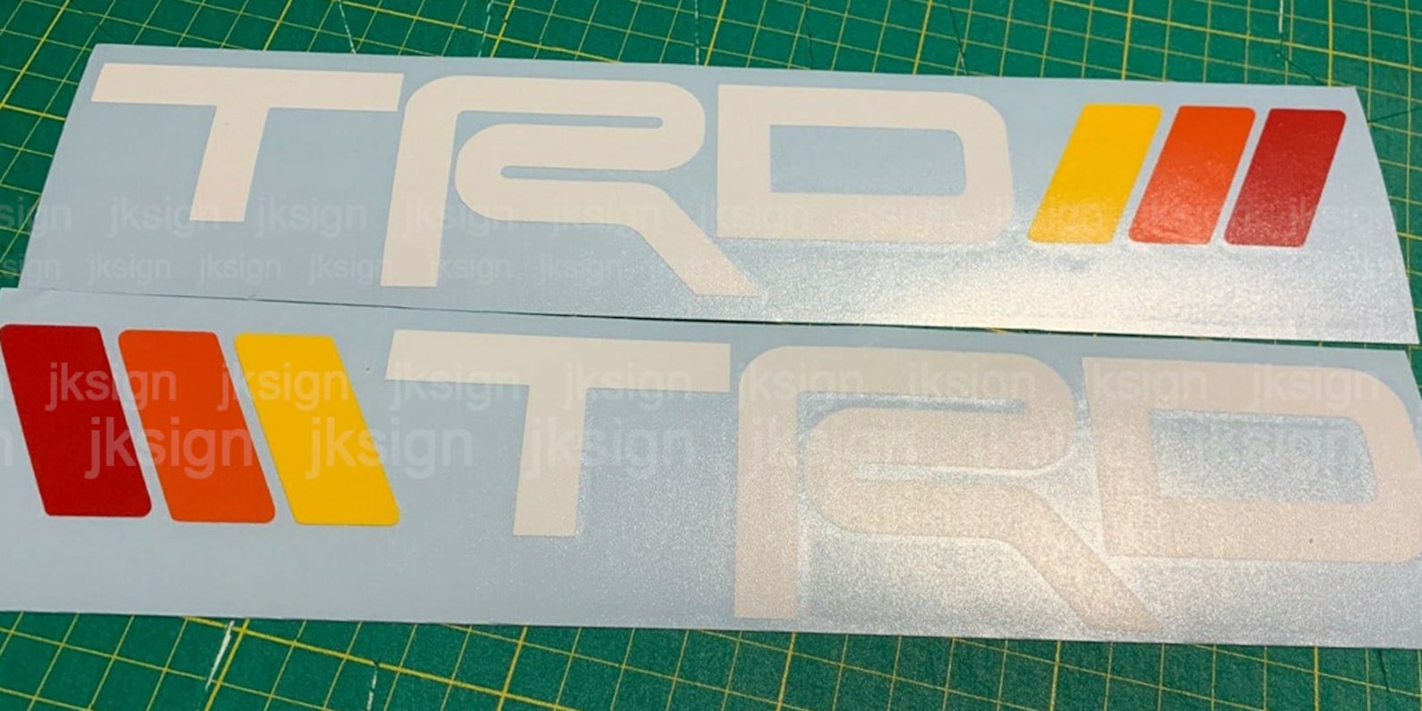 TRD Retro Stripes Bedside 2 Decals Vintage 70's 80's - Etsy