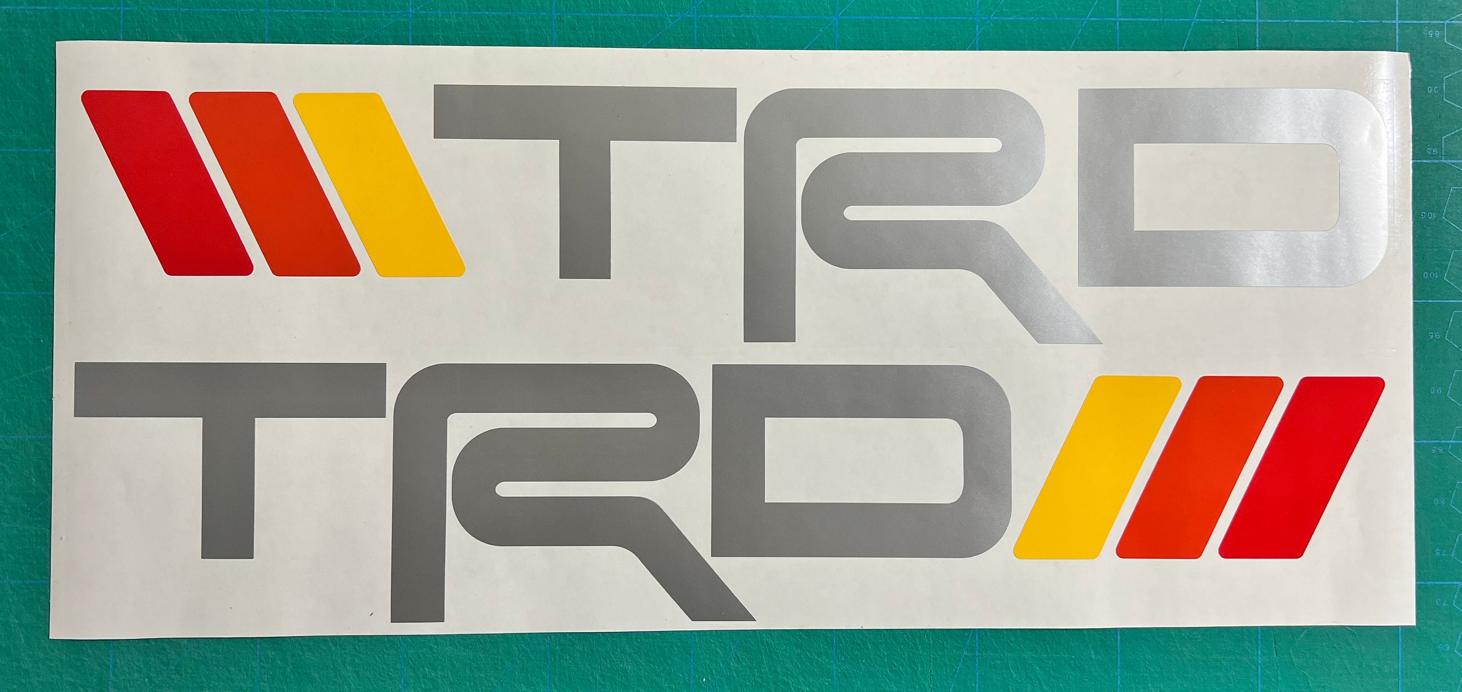 TRD Retro Stripes Bedside 2 Decals Vintage 70's 80's - Etsy
