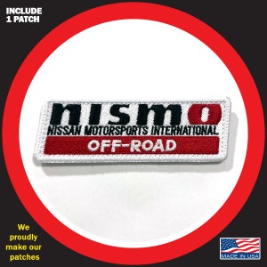 Nismo Off-road Embroidered Patch - Etsy