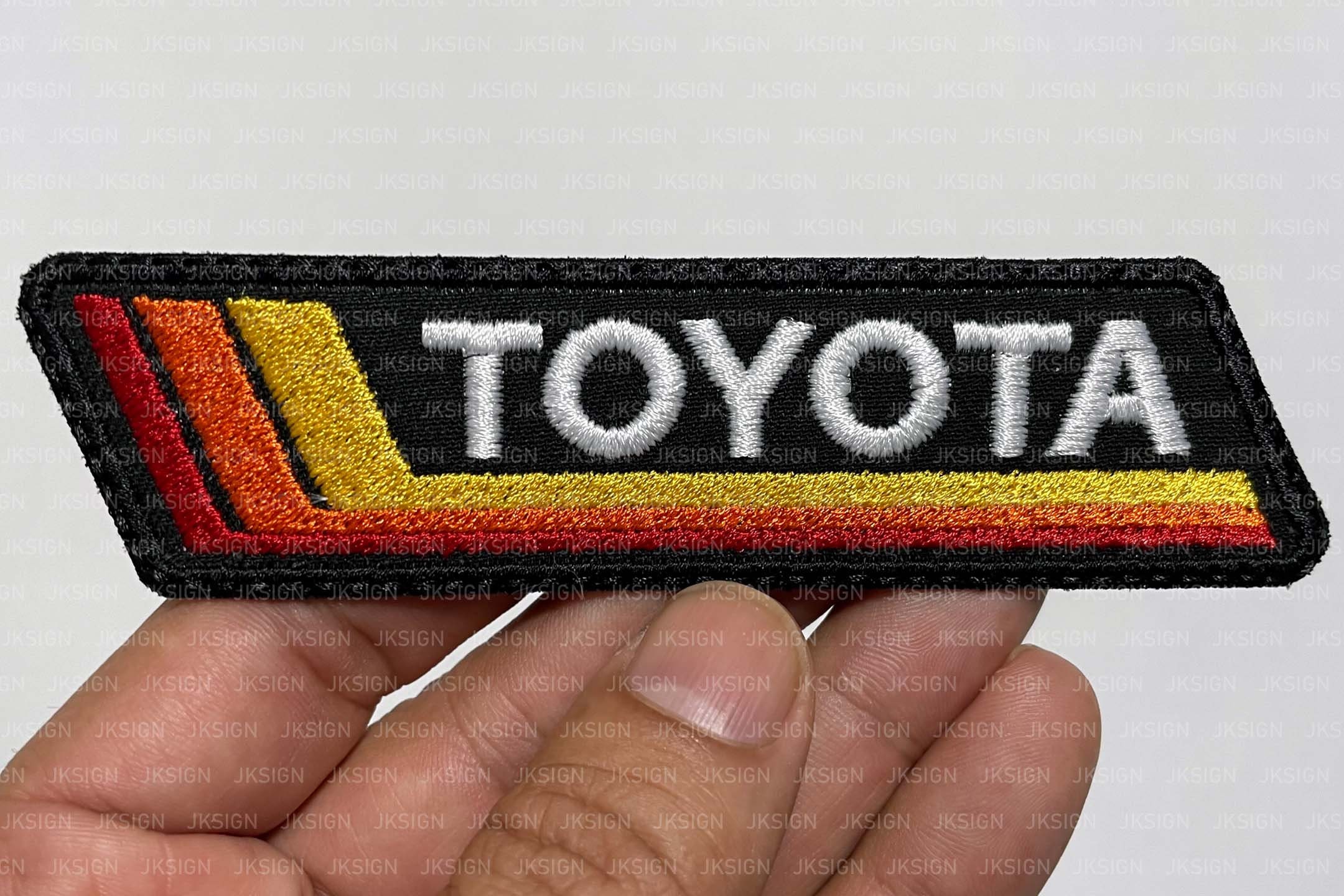Vintage Stripes Tri Color Embroidered Patch for Toyota Lovers | Etsy