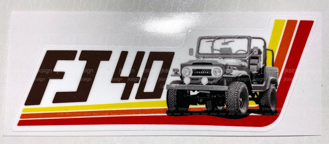 Vintage FJ40 Sticker Decal for Toyota FJ40 FJ60 FJ80 Landcruiser - Etsy