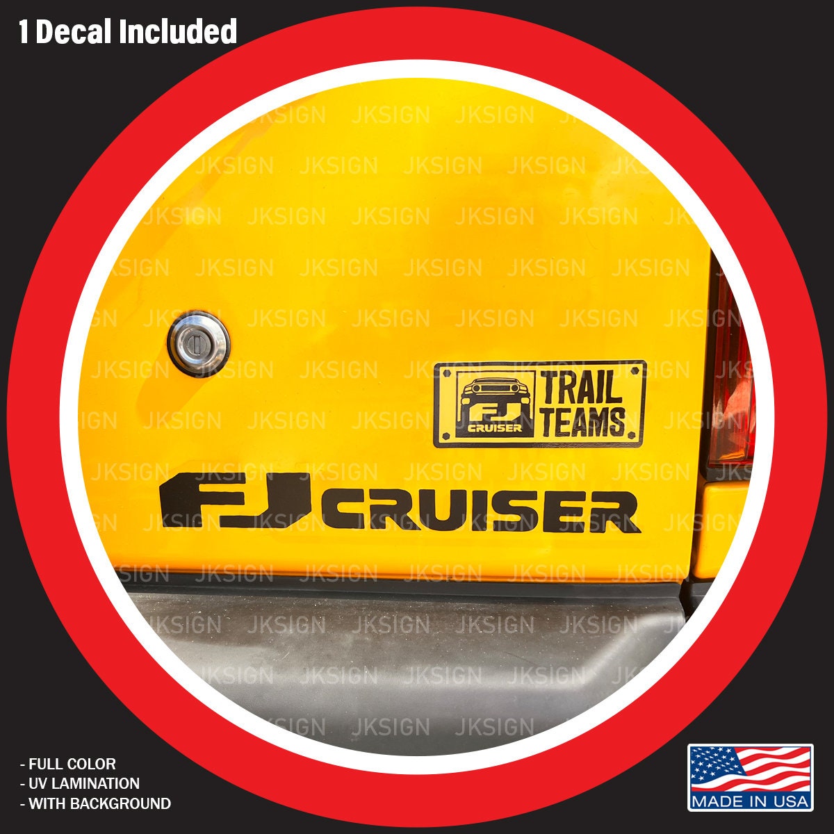 Trail Teams Badge Decal for Toyota FJ Cruiser - Etsy