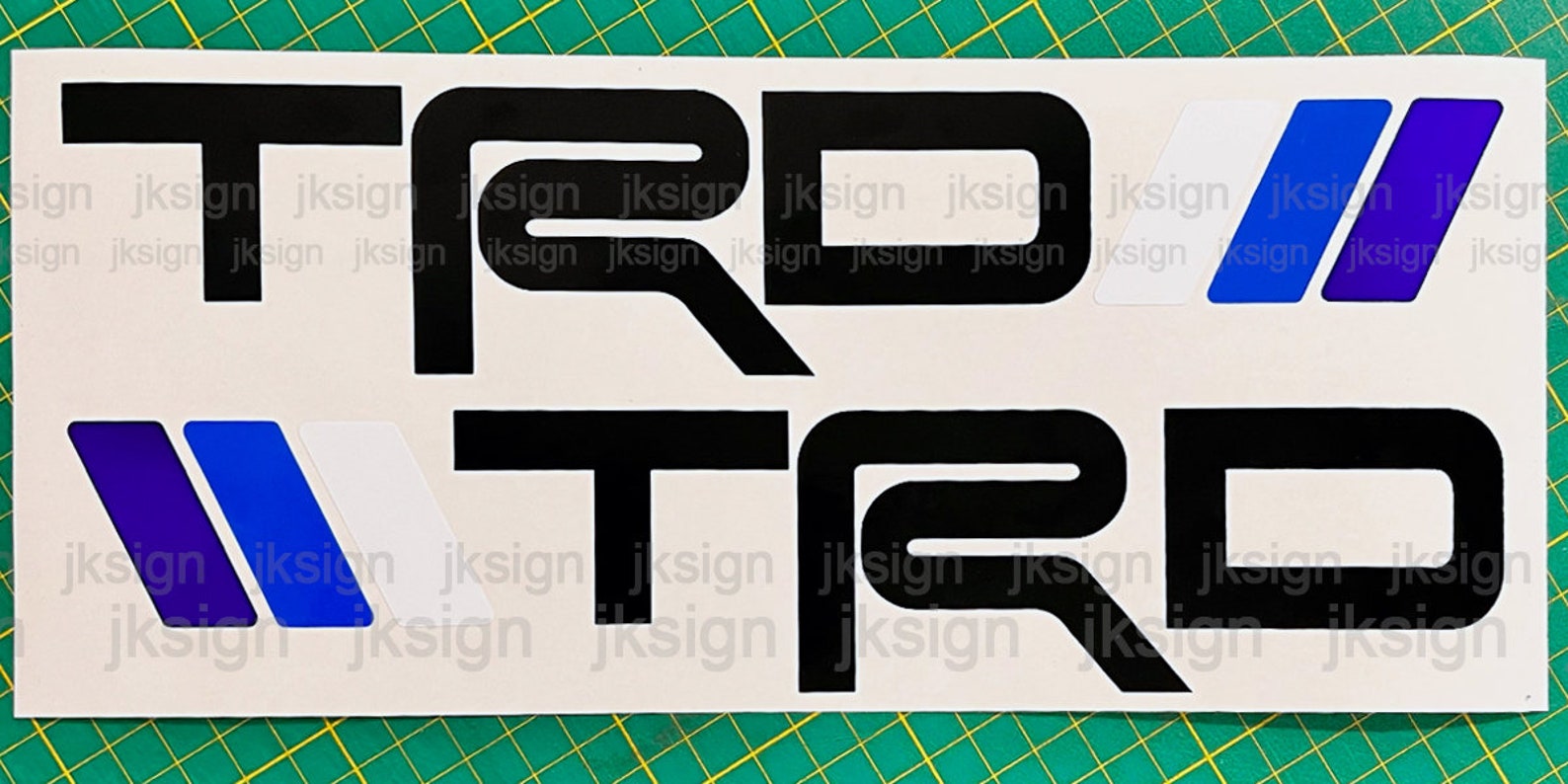 TRD Retro Stripes Bedside 2 Decals Vintage 70's 80's - Etsy