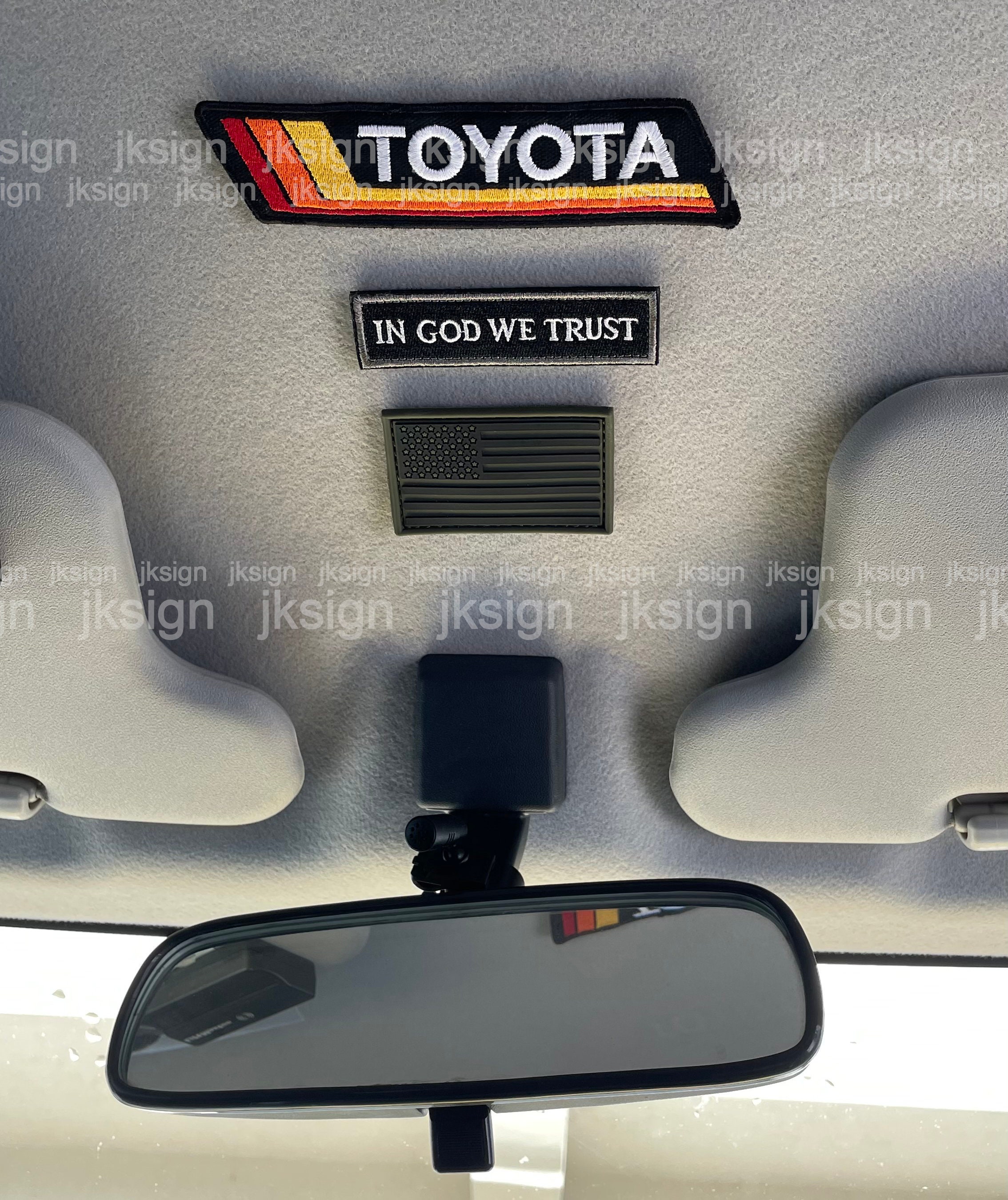 Vintage Stripes Tri Color Embroidered Patch for Toyota Lovers - Now in ...