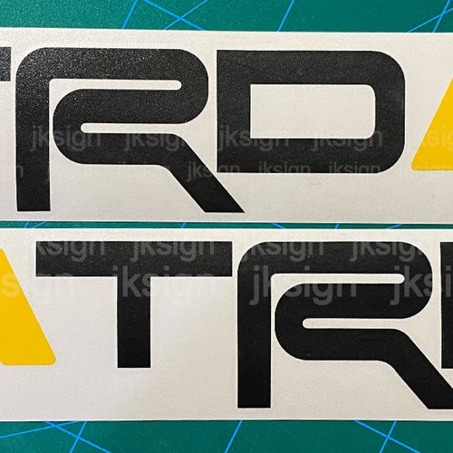 TRD Retro Stripes Bedside 2 Decals Vintage 70's 80's | Etsy