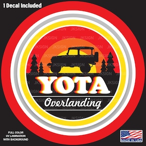 Yota Overlanding Decal for Toyota Fans - Etsy