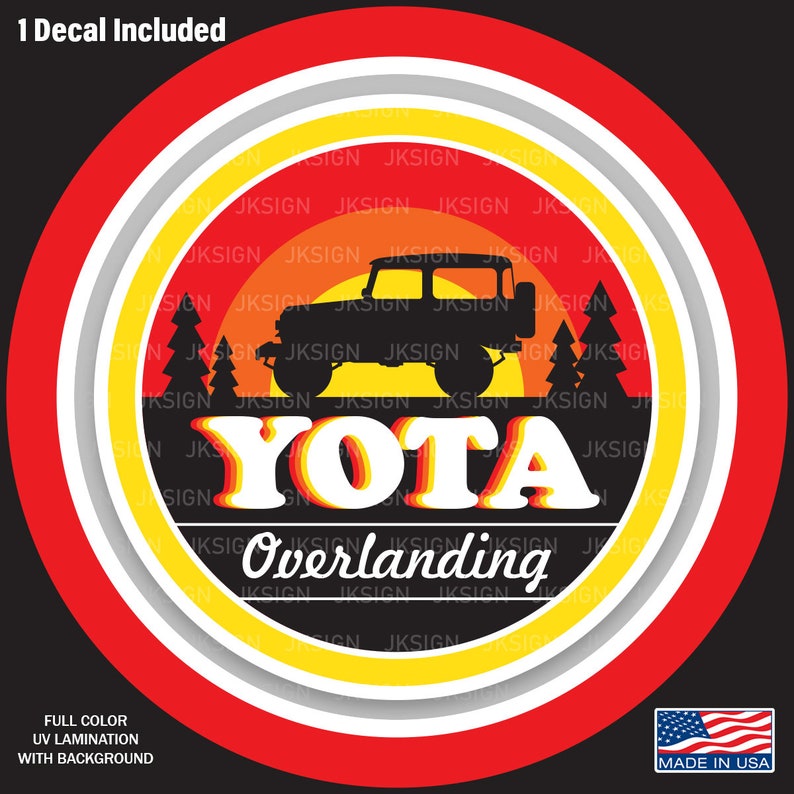 Yota Overlanding Decal for Toyota Fans - Etsy