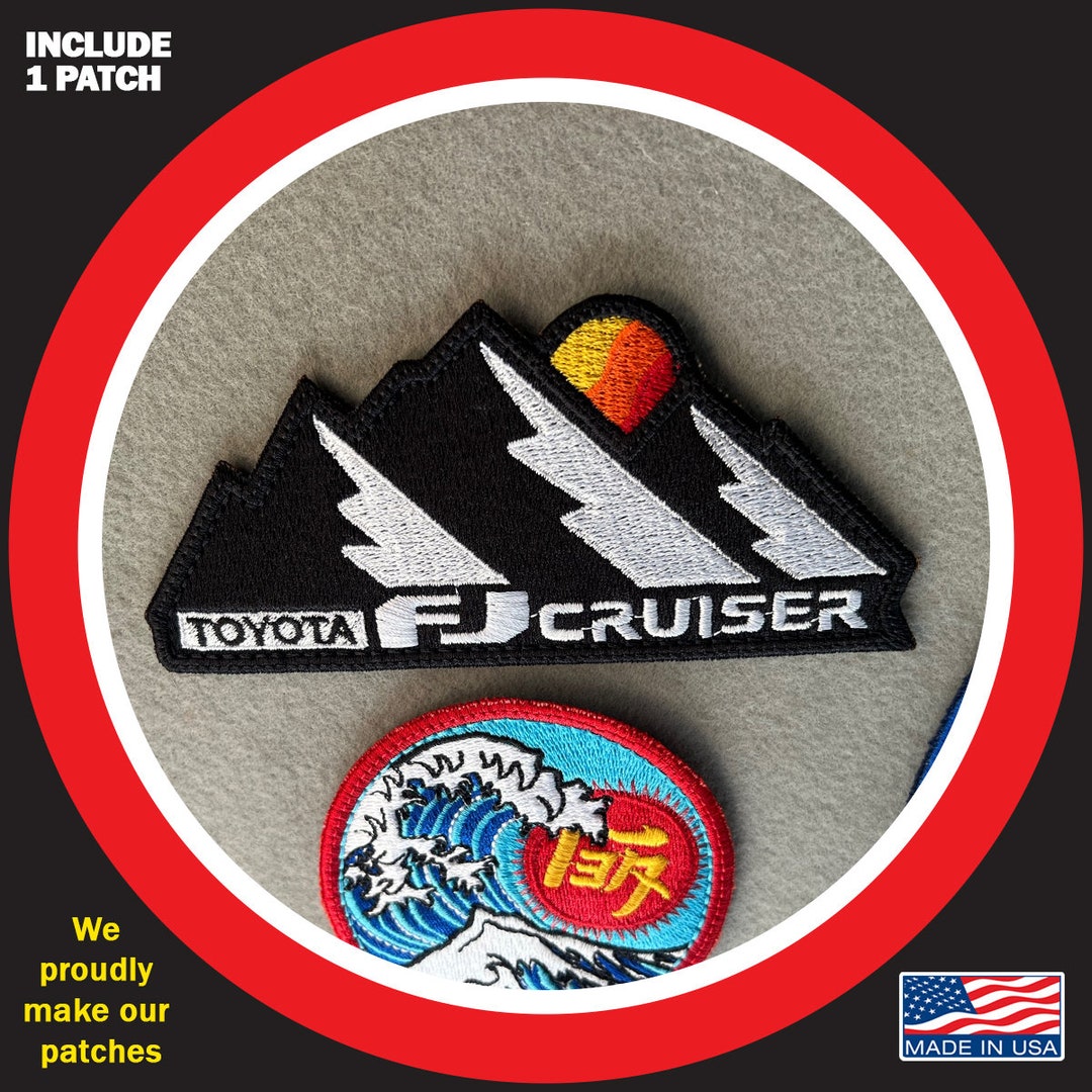 Toyota Tricolor Mountain Embroidered Patch Fits for Landcruiser - Etsy