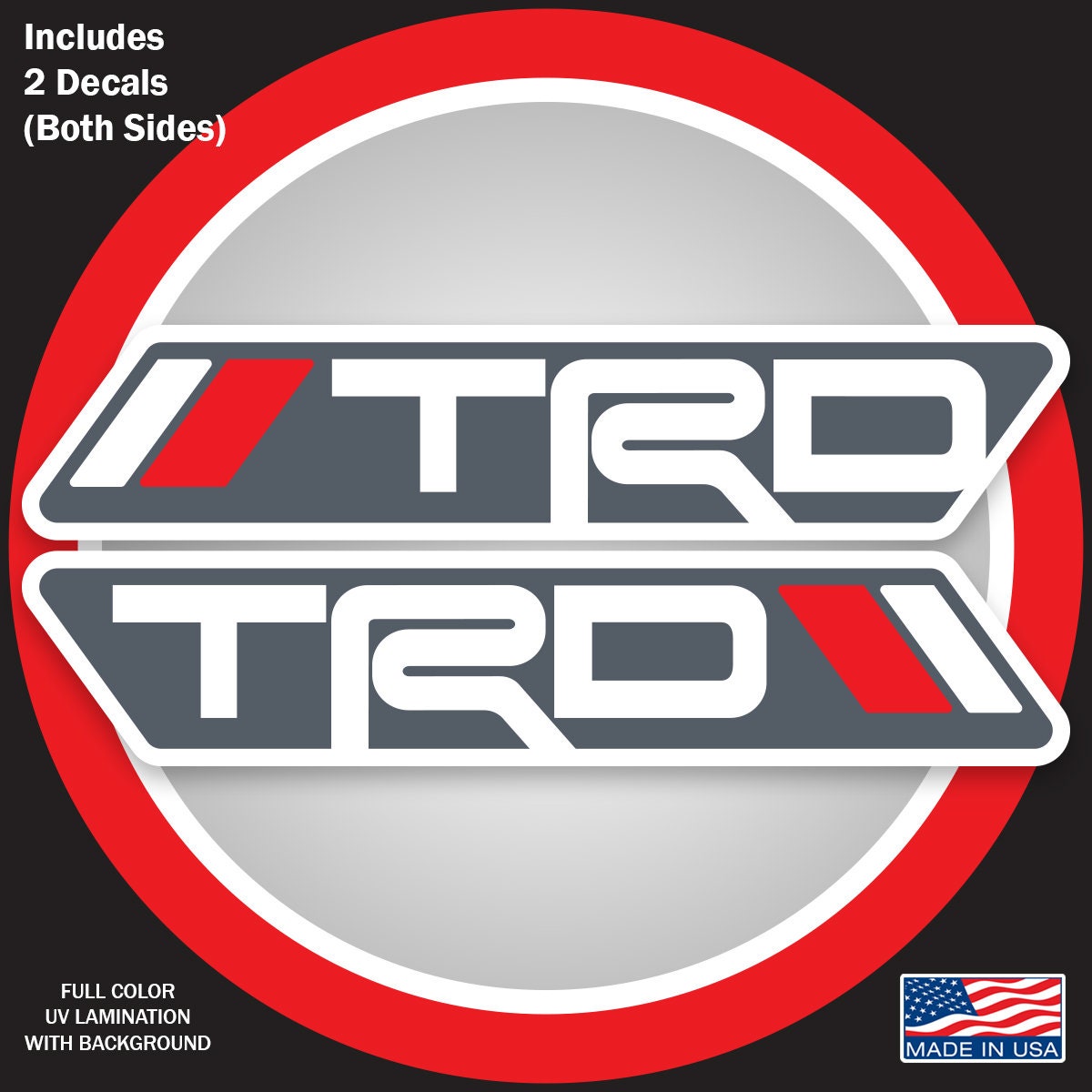TRD Racing Bedsides Decal (include 2 Decals) - Etsy