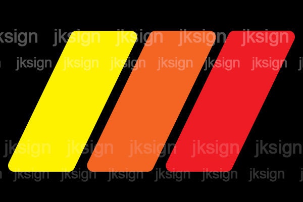 Retro Stripes Decals Vintage Colors for Toyota FJ Cruiser Tacoma 4 ...