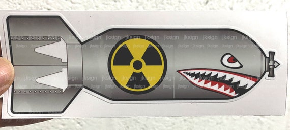 Electronics & Accessories Car Parts & Accessories Angry Face WW2 Bomb ...