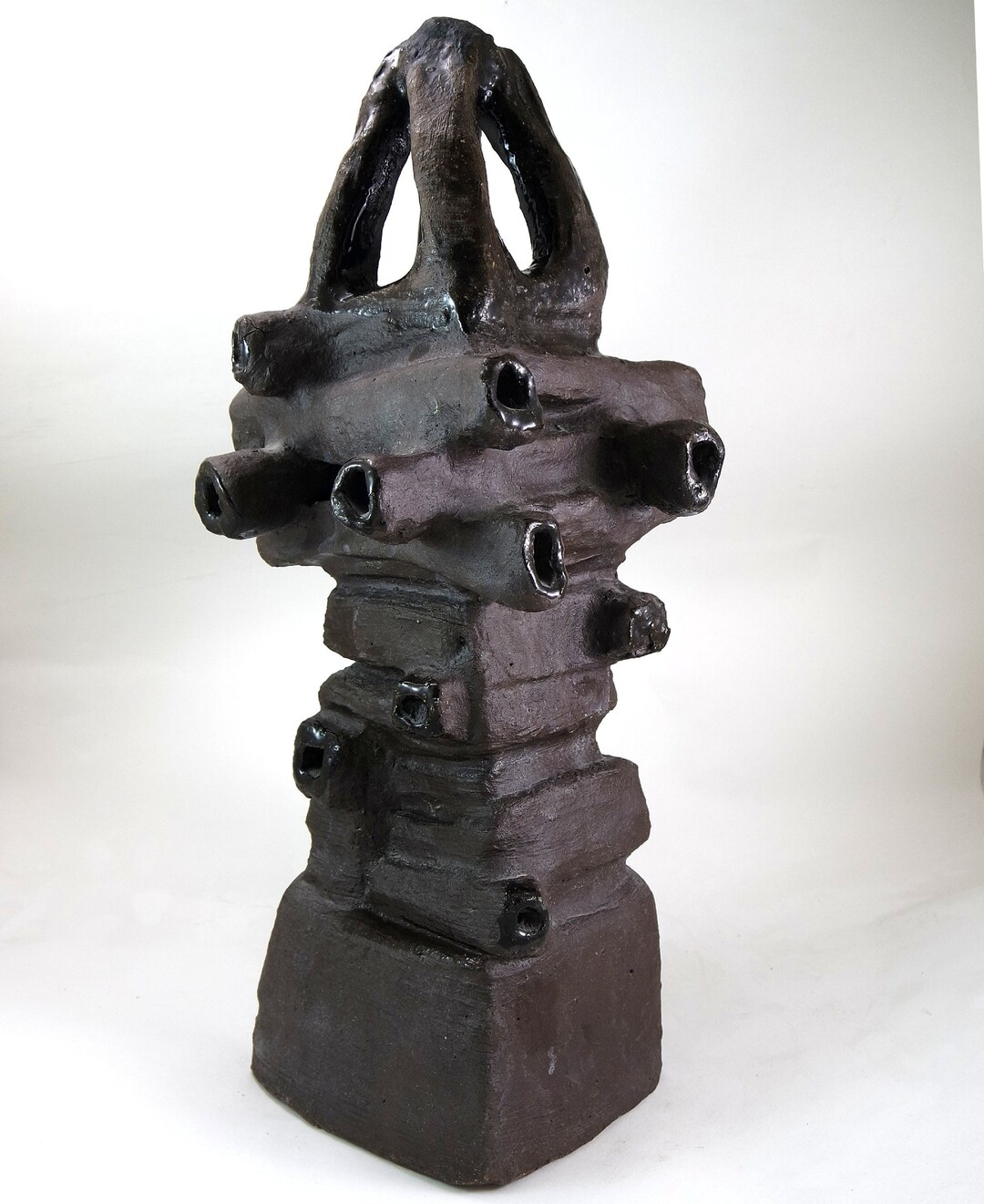 The Pyramid, Ceramic Artwork Sculpture, Art Object - Etsy