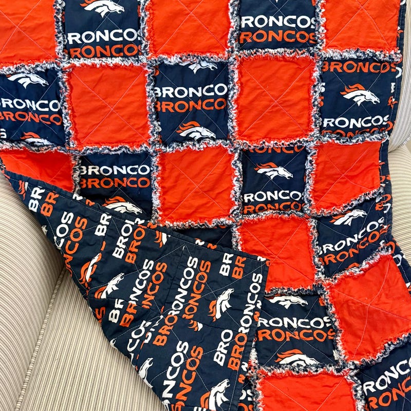 Denver Broncos Bedding - Etsy