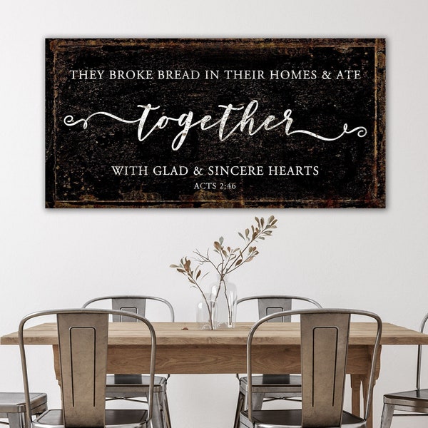 Break Bread Sign - Etsy