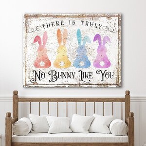 There's No Bunny Like You Spring Sign Vintage Farmhouse - Etsy
