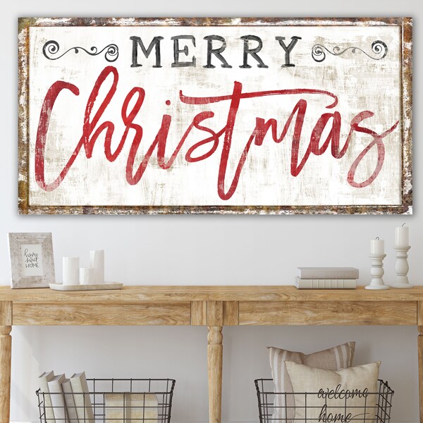 Large Christmas Sign - Etsy