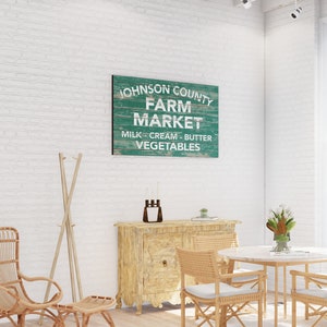 Rustic Chic Farmhouse Wall Decor, Personalized Vintage Shabby Farmhouse ...