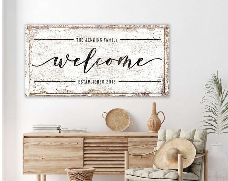 Modern Farmhouse Wall Decor Family Sign Rustic Country - Etsy