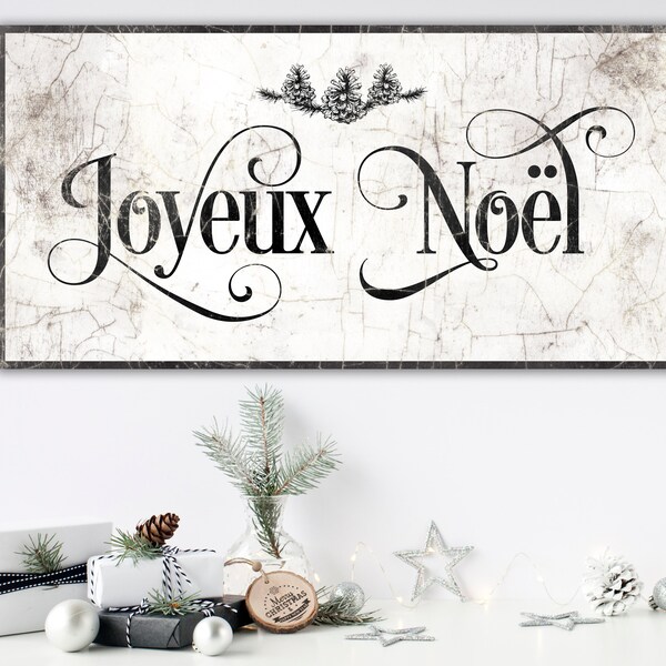 Joyeux Noel Sign - Etsy