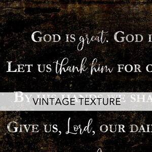 God is Great God is Good Blessing Prayer Art Modern Farmhouse Wall ...