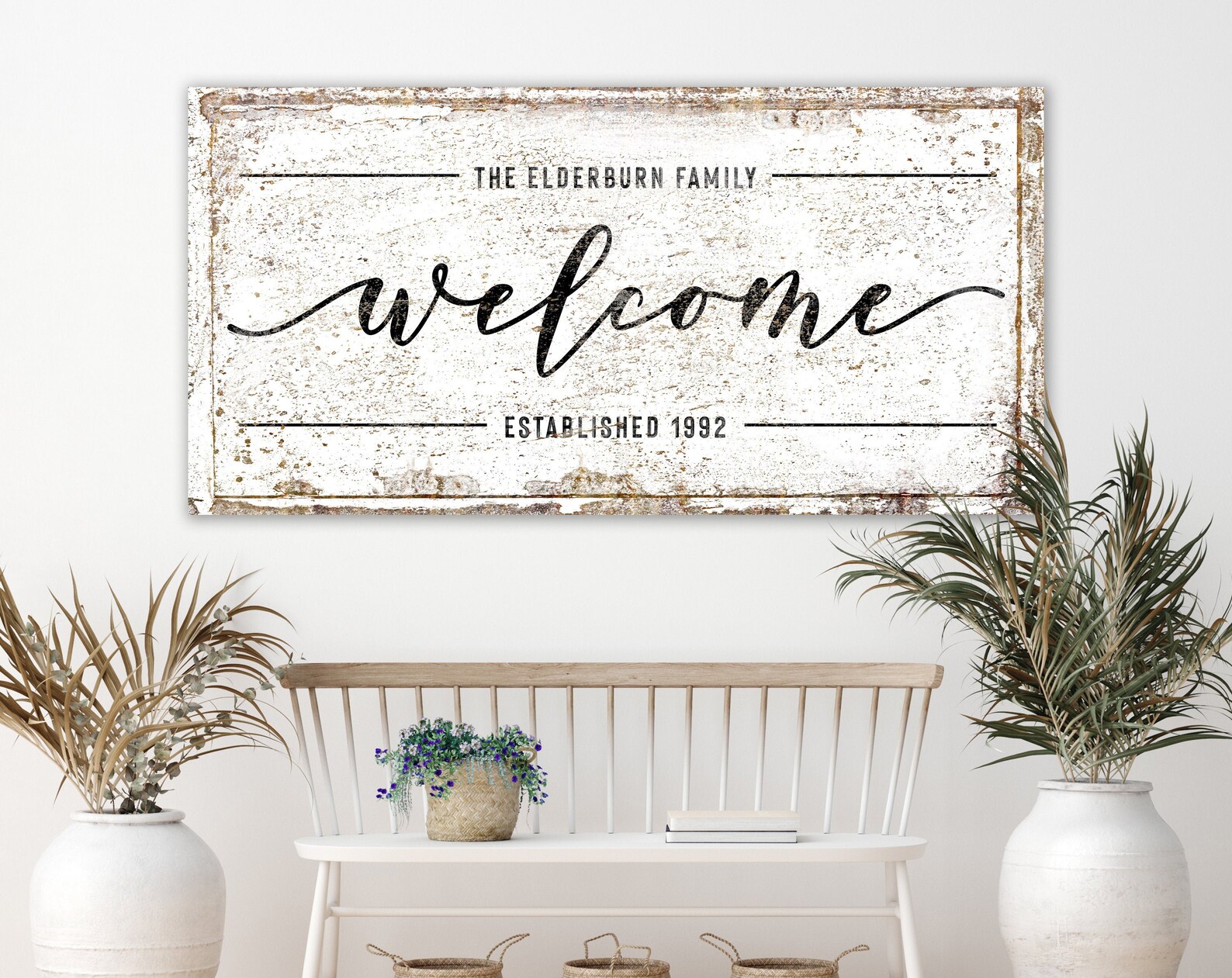 Modern Farmhouse Wall Decor Family Sign Rustic Country - Etsy