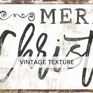 Modern Farmhouse Wall Decor Large Merry Christmas Sign Rustic - Etsy