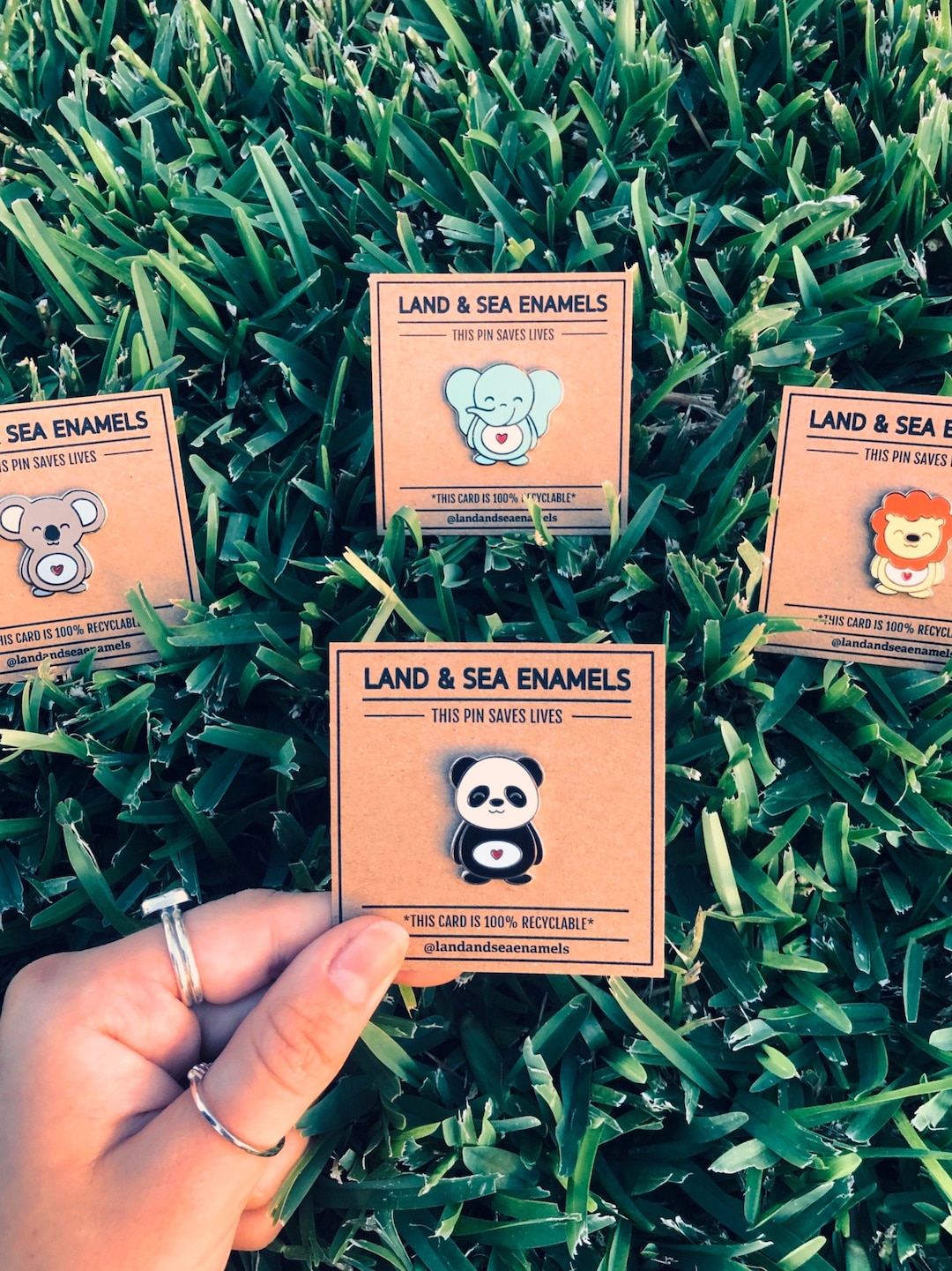 Giant Panda Pin | Hard Enamel Pin | Collectible Pin | Save the Earth ...
