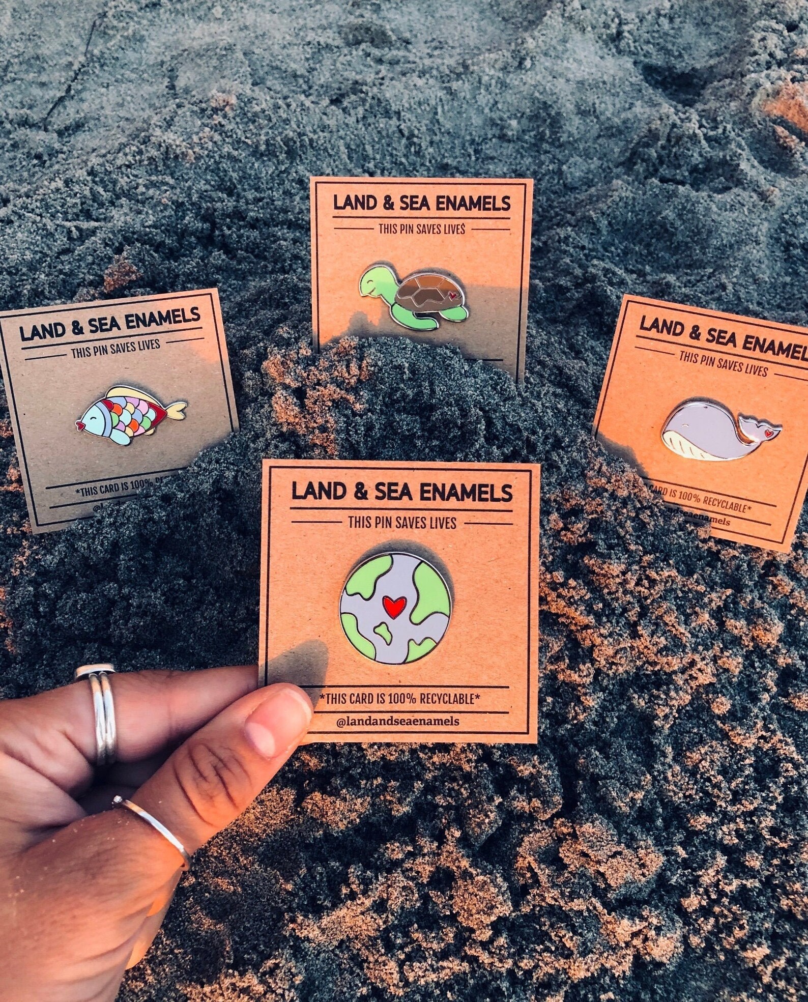 World Oceans Pin | Special Edition | Hard Enamel Pin | Collectible Pin ...