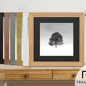 Square Size Picture Frames / Handmade Casual Wall Art Frames ...