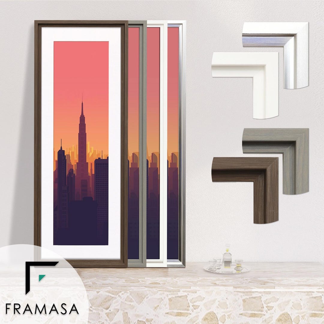 Panoramic Style Picture Frame / Wall Art Photo Frame / Home Décor Frame ...