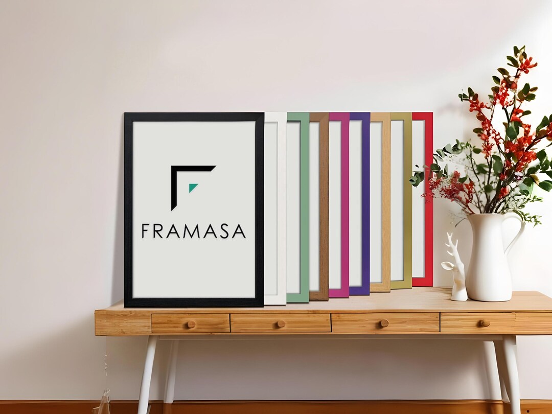Handmade Black Photo Frame | Flat Profile Picture Frame| Home Decor ...