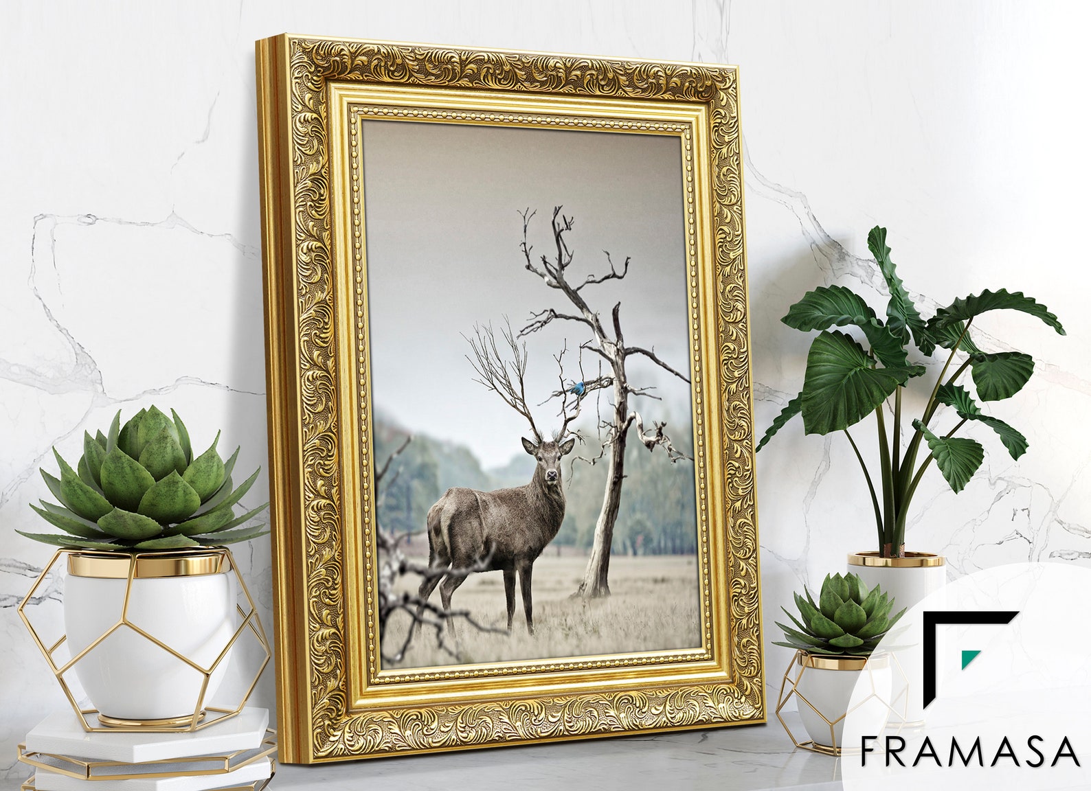 A1-A2-A3-A4-A5-A6 Gold Picture Frames / Ornate Photo Frames / - Etsy UK