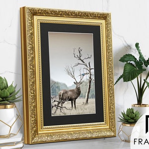 Dahlia Style Gold Picture Frames / Photo Frames / Modern Home Decor ...