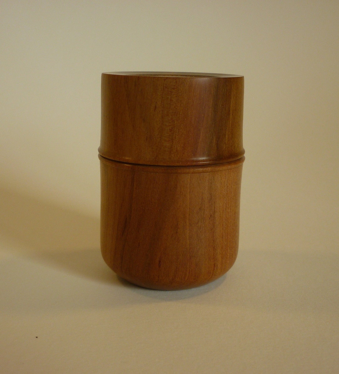 Jewellery/ Trinket Box. Hand Crafted in Strawberry Wood With Threaded ...