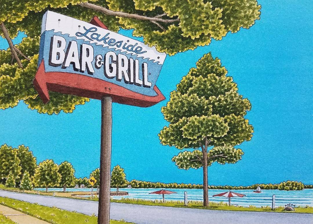 Crystal Boxoffice. 5" X 7". Crystal, Michigan. Watercolor Painting. Art ...