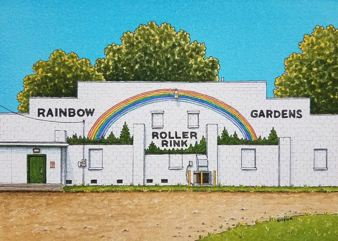 Crystal Boxoffice. 5" X 7". Crystal, Michigan. Watercolor Painting. Art ...
