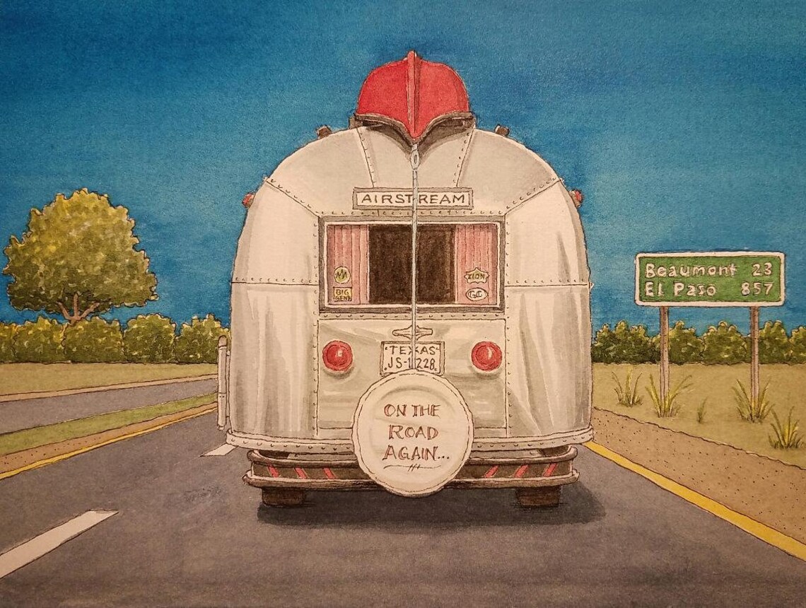 Buc-ee's. 8.5" X 11". Texas. Watercolor Painting. Art Print ...